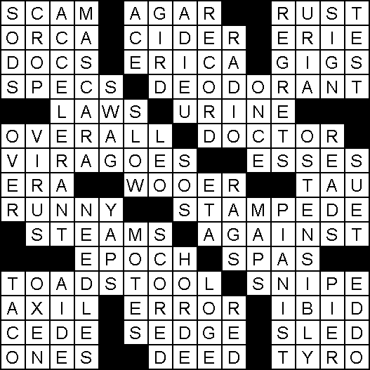 Solution for Crossword Puzzle of February 5, 2023 Solution for Crossword Puzzle of February 5, 2023